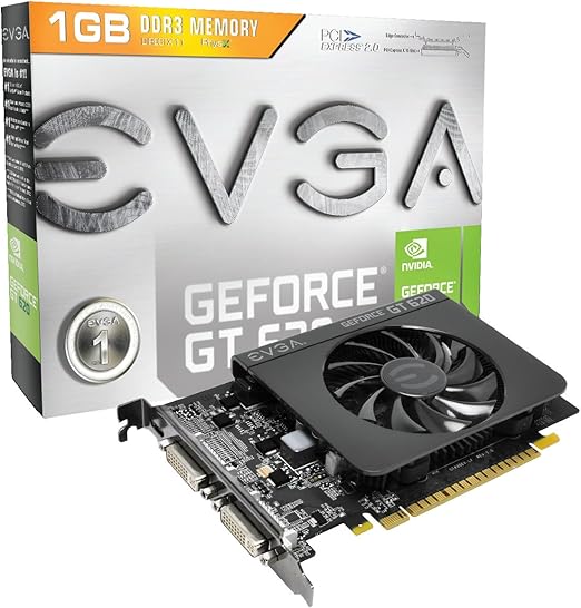 EVGA Nvidia GeForce GT 620 1GB DDR3 Graphics Card, PCI: Amazon.co.uk ...