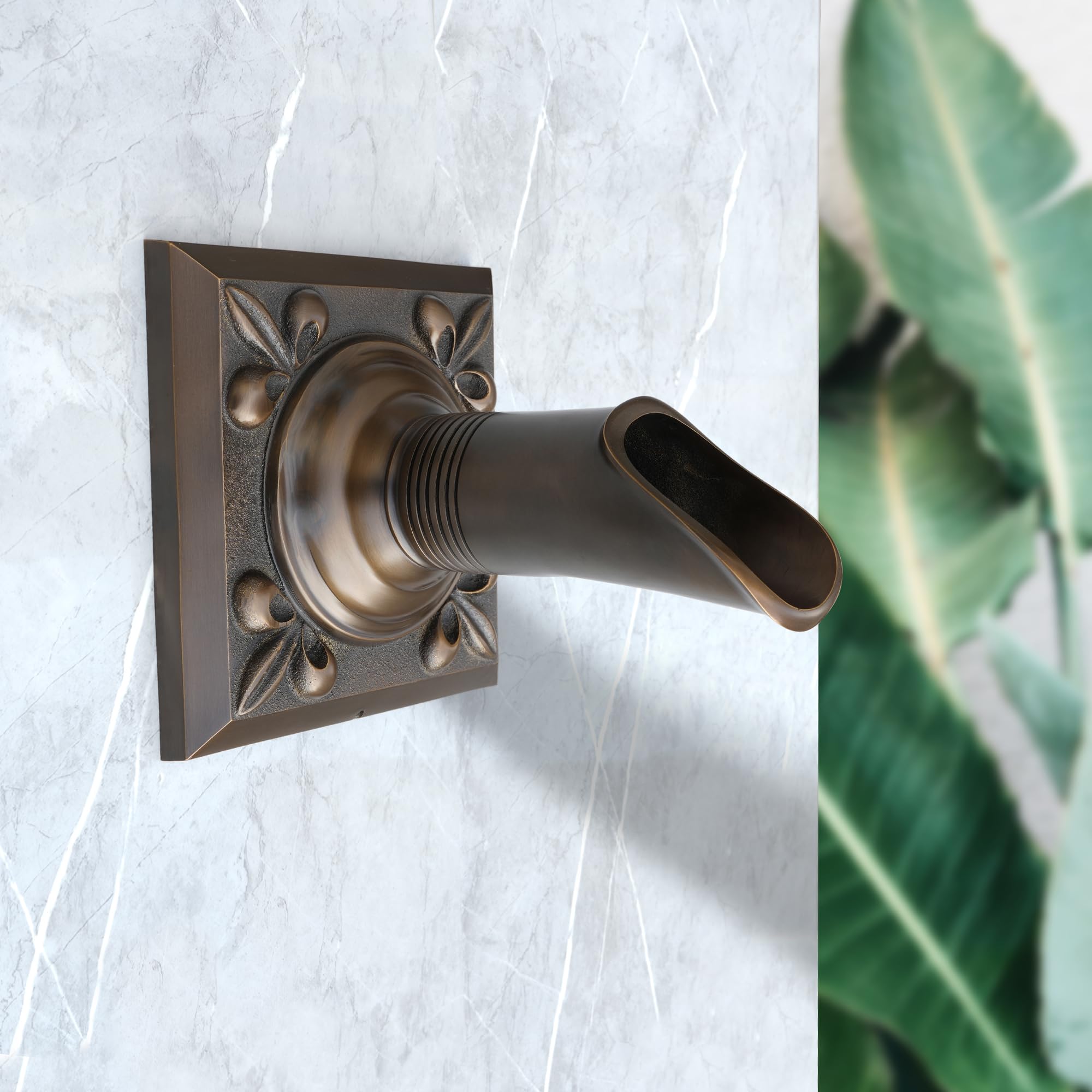 Aquadock Solid Brass Waterfall Spout Scupper Made Exquisite Handcrafted ...