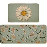 Amazon.com: ARKENY Spring Kitchen Mats Set of 2, Floral Kitchen Rugs ...