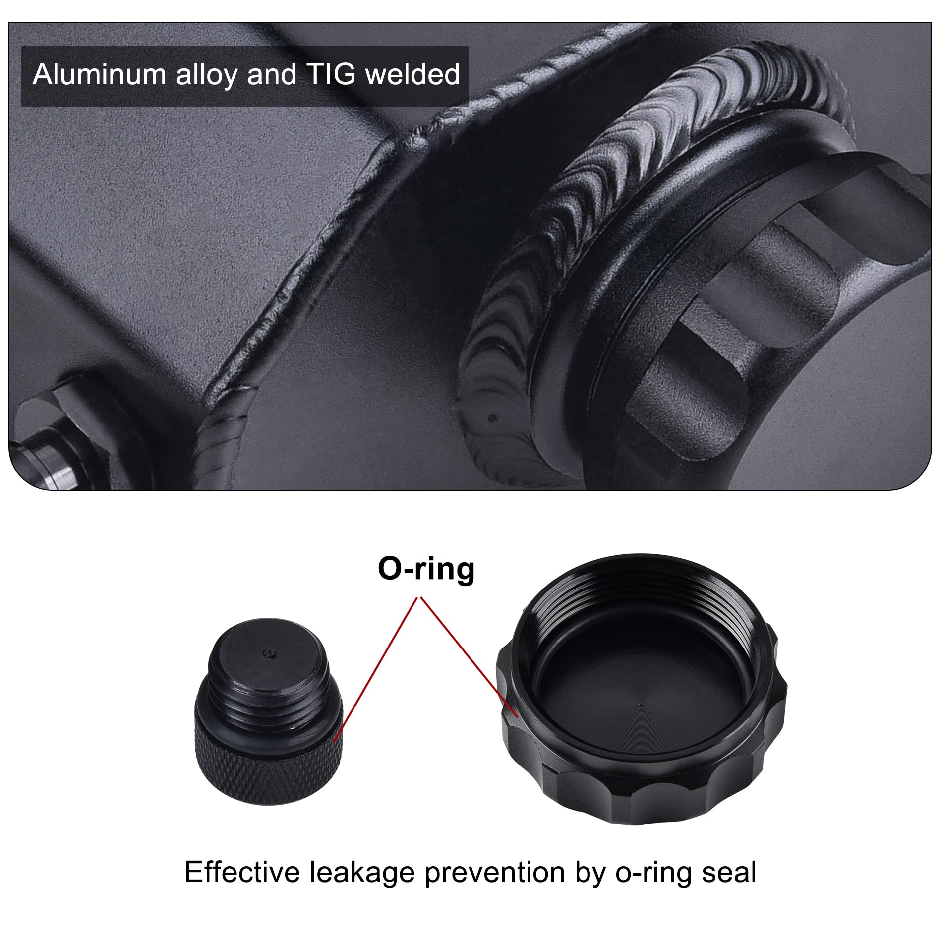 Mua EVIL ENERGY Coolant Overflow Tank, Aluminum Radiator Tank ...