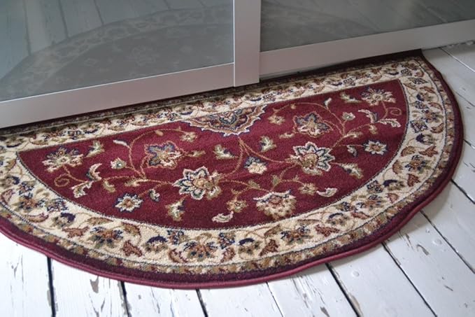 Traditional Semi Circle Classic Oriental Persian Style Floral Half Moon ...