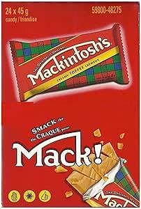 Nestle Mackintosh's 24 Pack Creamy Toffee - 45g Individually Wrapped ...