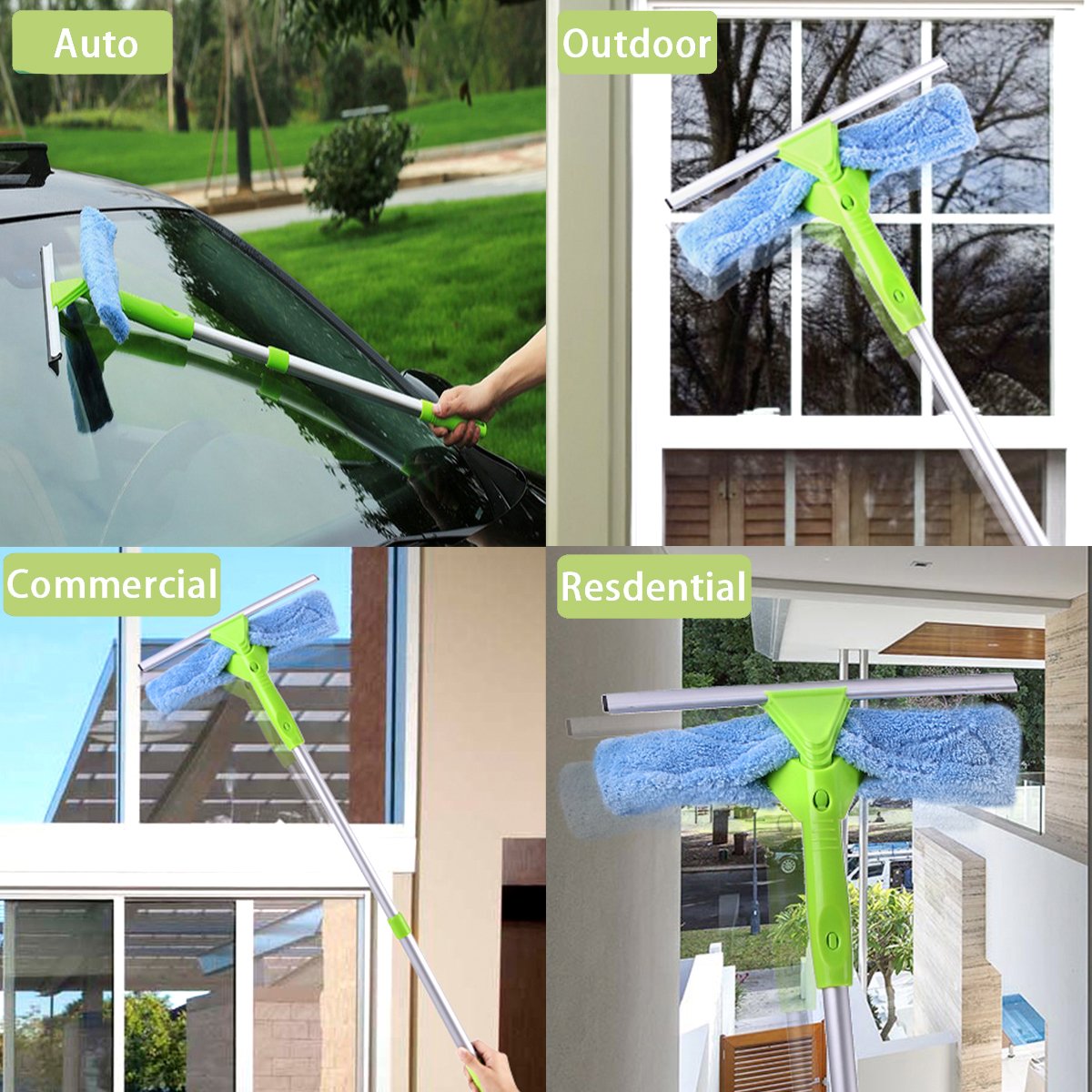 Mua TJOUL Poseeruiz Window Squeegee Cleaner Scrubber 3 in 1 ...