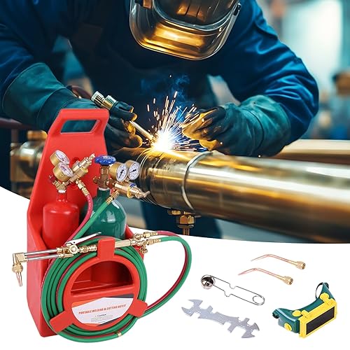 curfair Oxygen Acetylene Welding Torch Kit, Oxy Acetylene Cutting ...