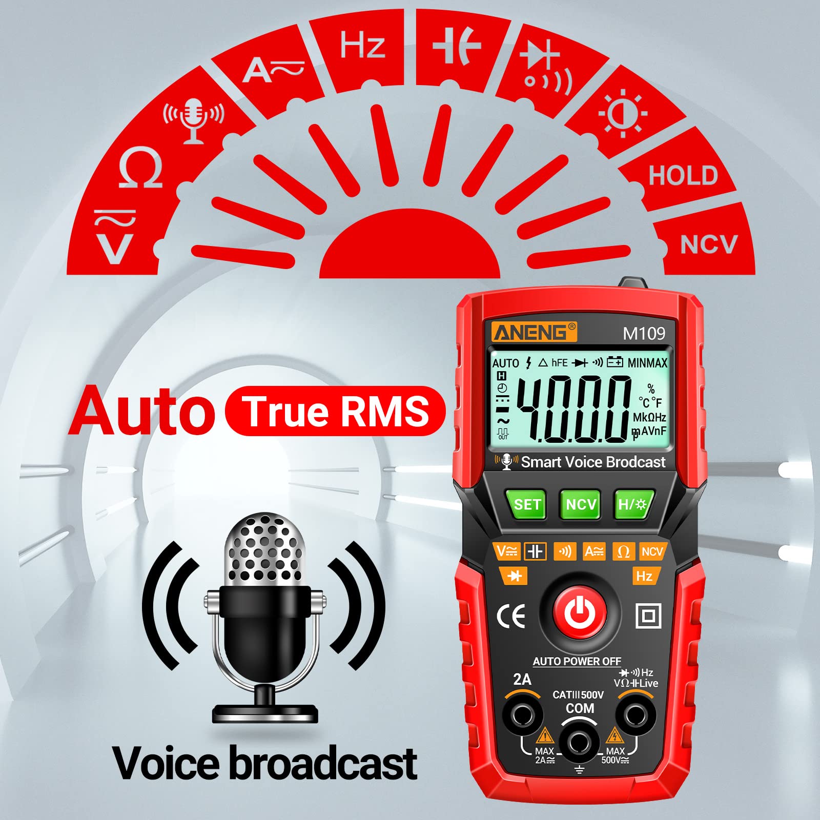 Mua ANENG Pocket Multimeter Voice Broadcast Electrical Tester ...
