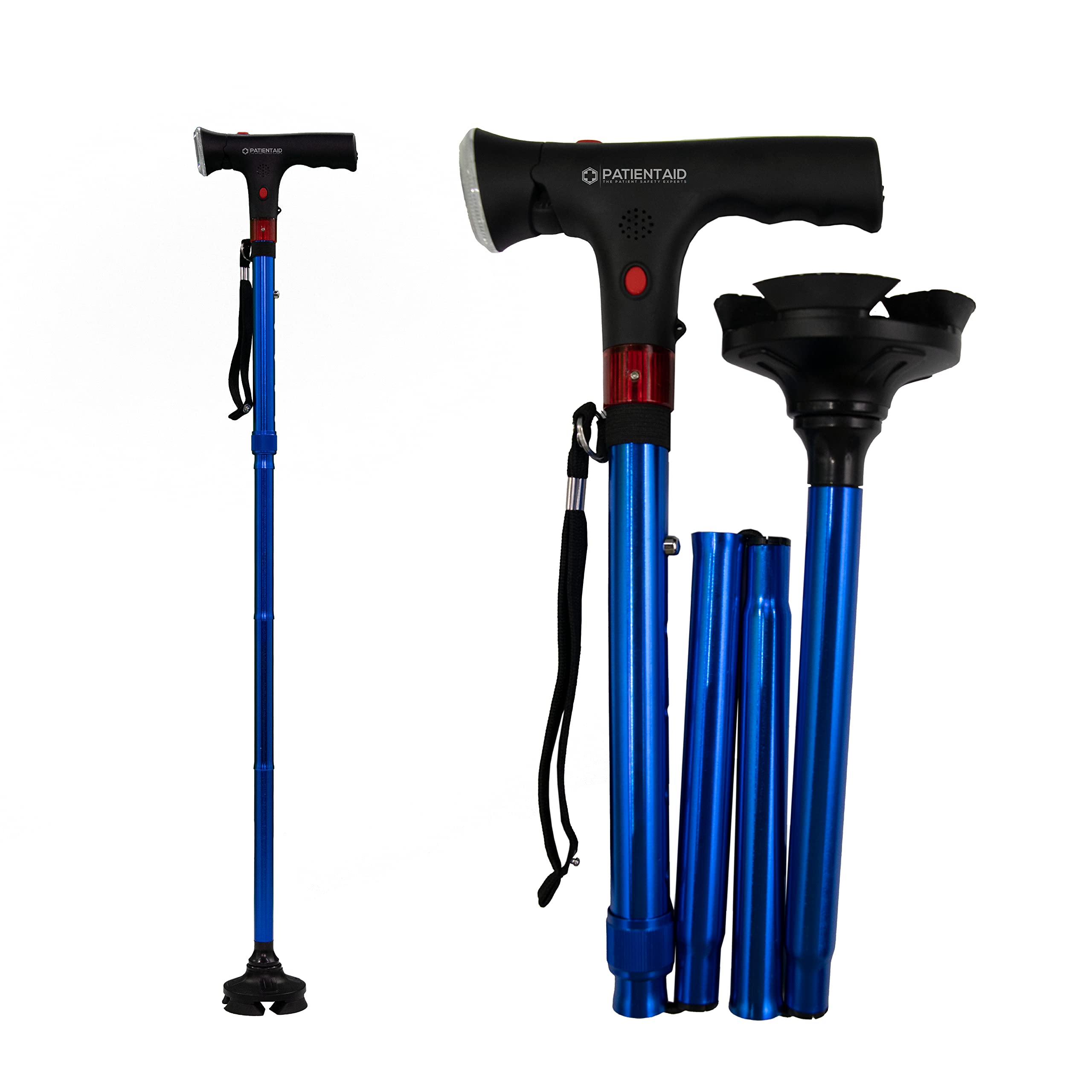 Mua Patient Aid Foldable Walking Cane for Women and Men, Blue ...