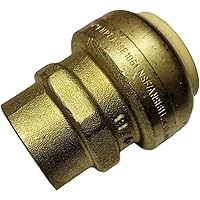 1 Piece 1" Push Fit x 3/4" Male Adapter - Amazon.com