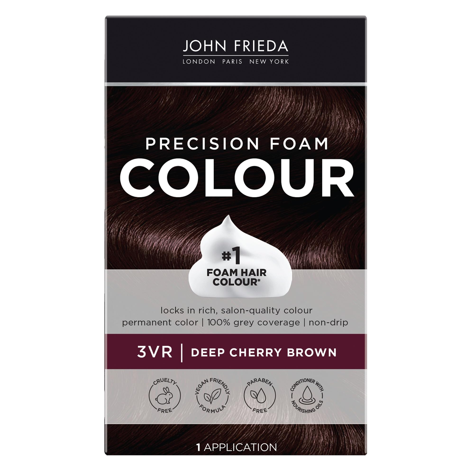 Mua Brown Permanent Precision Hair color Foam Hair Dye, Deep Cherry ...