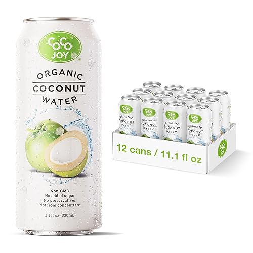 CoCo Joy All Organic Coconut Water, Natural and Fresh, Nutrient-Rich ...