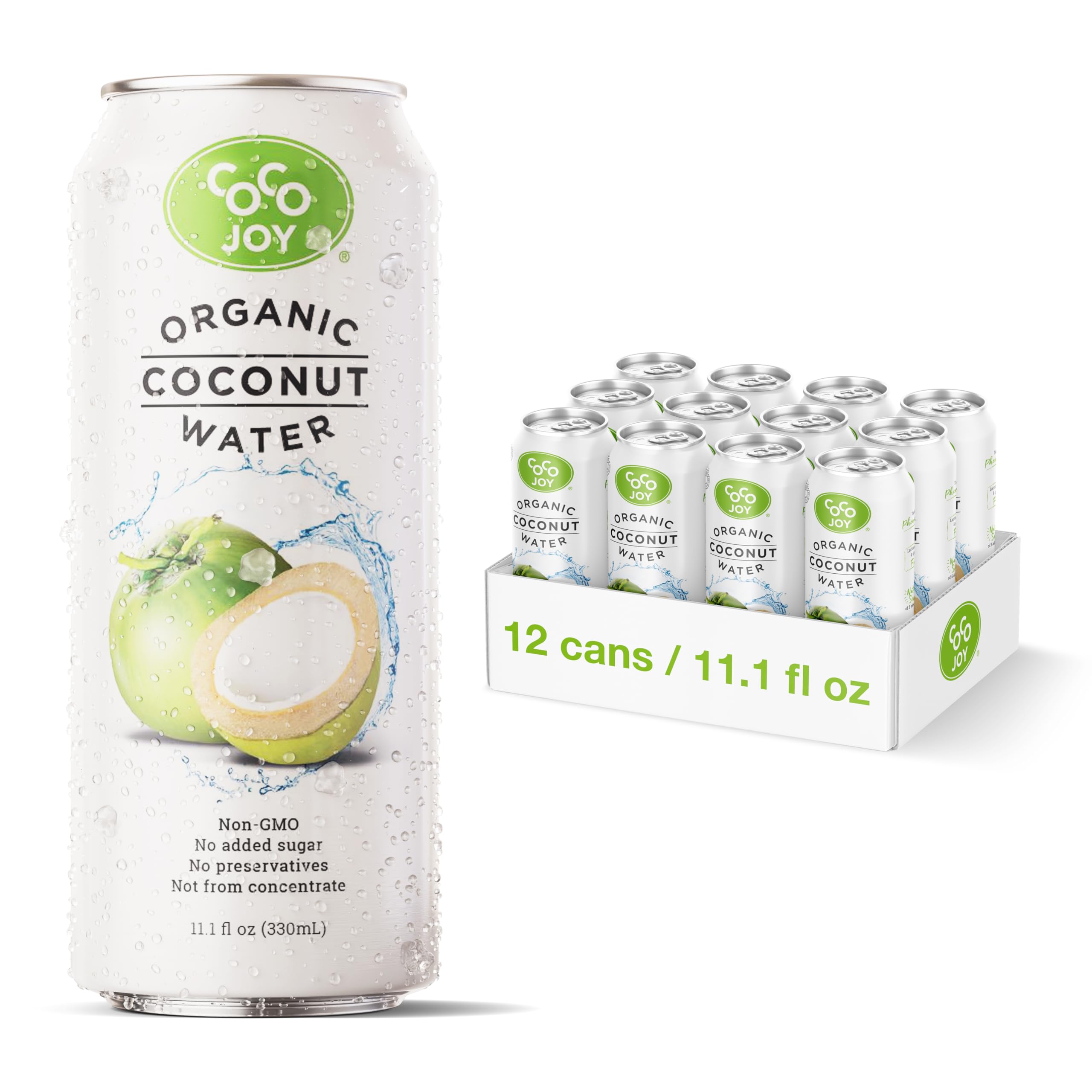 CoCo Joy All Organic Coconut Water, Natural and Fresh, Nutrient-Rich ...