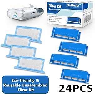 CPAP Filters Fit Philips Respironics Dreamstation 24 Pcs: Assemble ...
