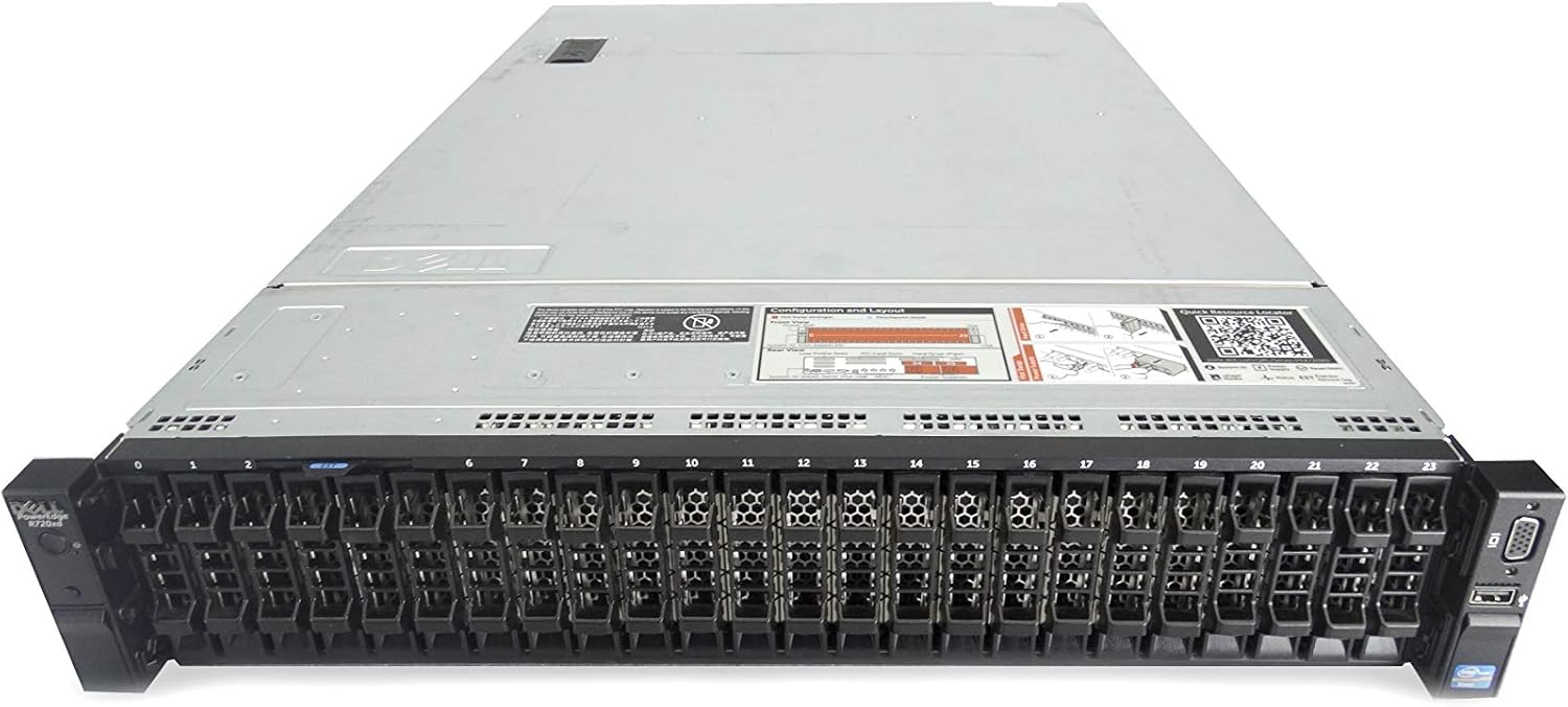 Amazon.com: Dell PowerEdge R720xd 24 Bay SFF 2U Server, 2X Intel Xeon ...