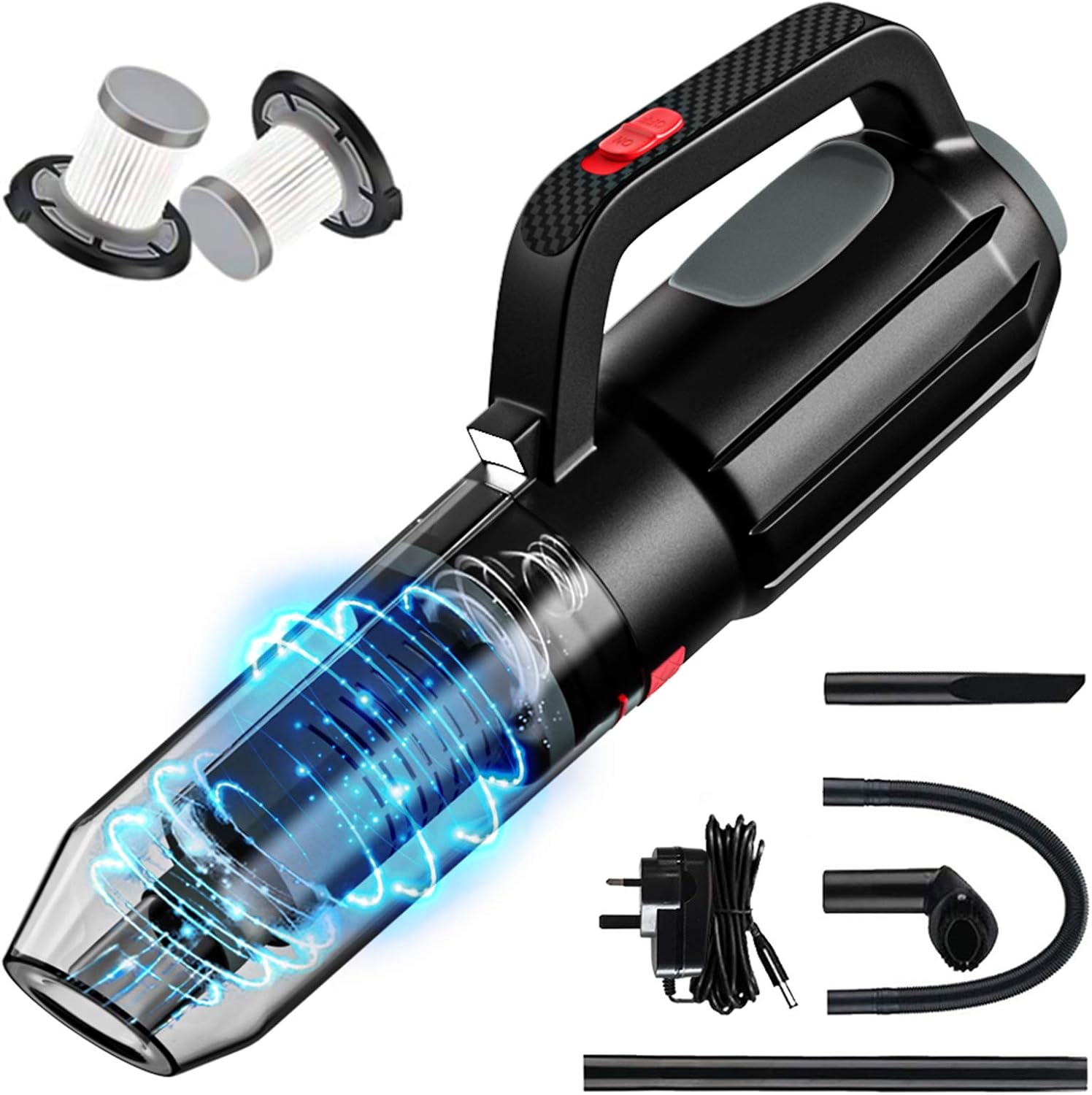 SONRU Handheld Vacuum Cleaner, 7000PA Cordless Rechargeable Hoover ...