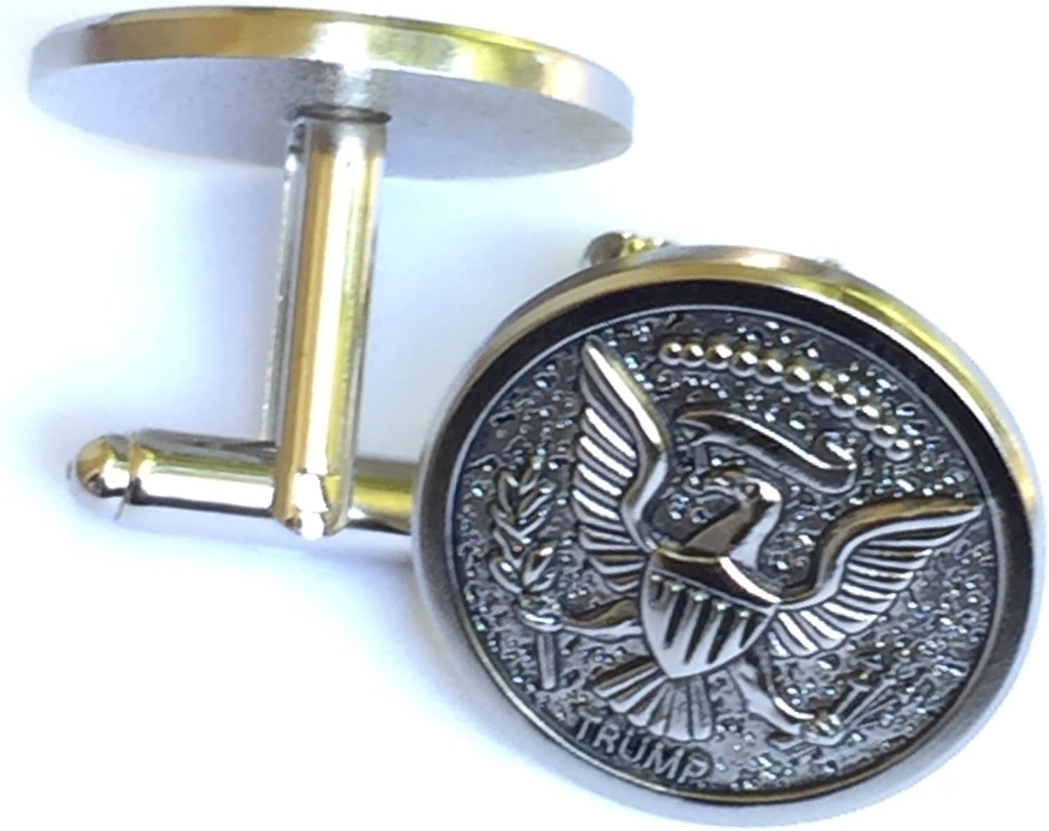 Amazon.com: Donald Trump SILVER Eagle Trump Coin Cufflinks ...