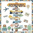 Amazon.com: Travel The Map Bulletin Board Decorations - Shejdgart ...