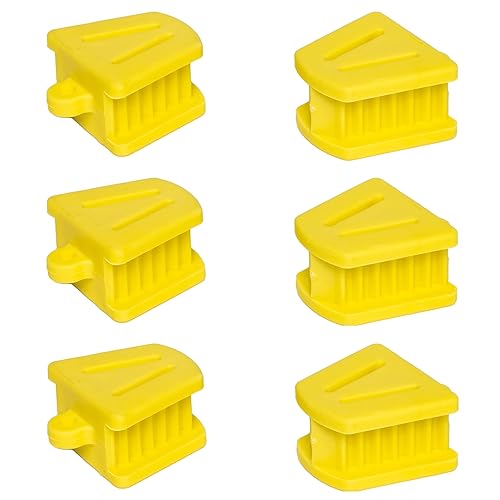 Small Yellow Dental Bite Blocks - Autoclave Dental Silicone Mouth Props ...