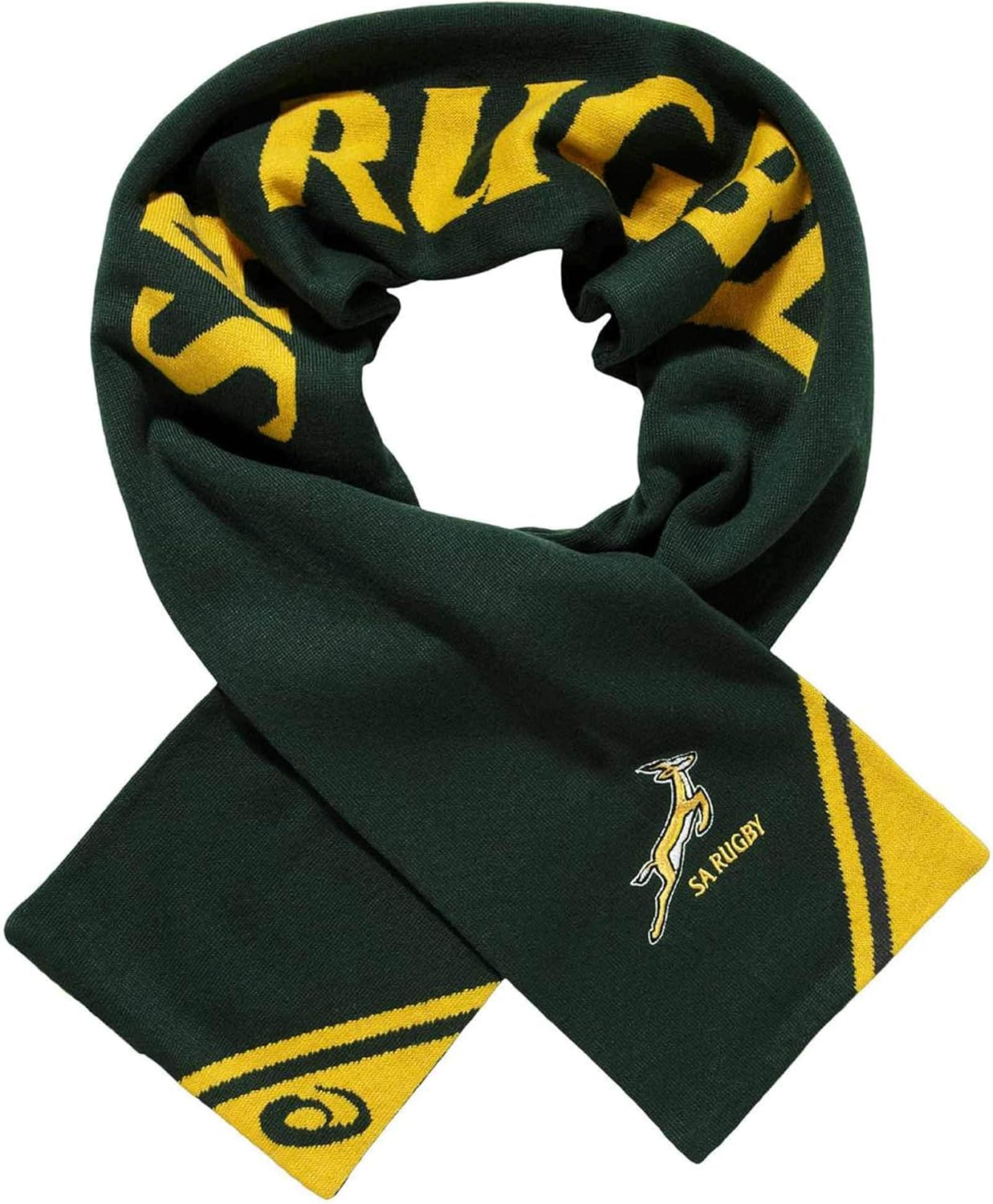 Springboks Official South Africa Rugby Fans Scarf (100% Acrylic ...
