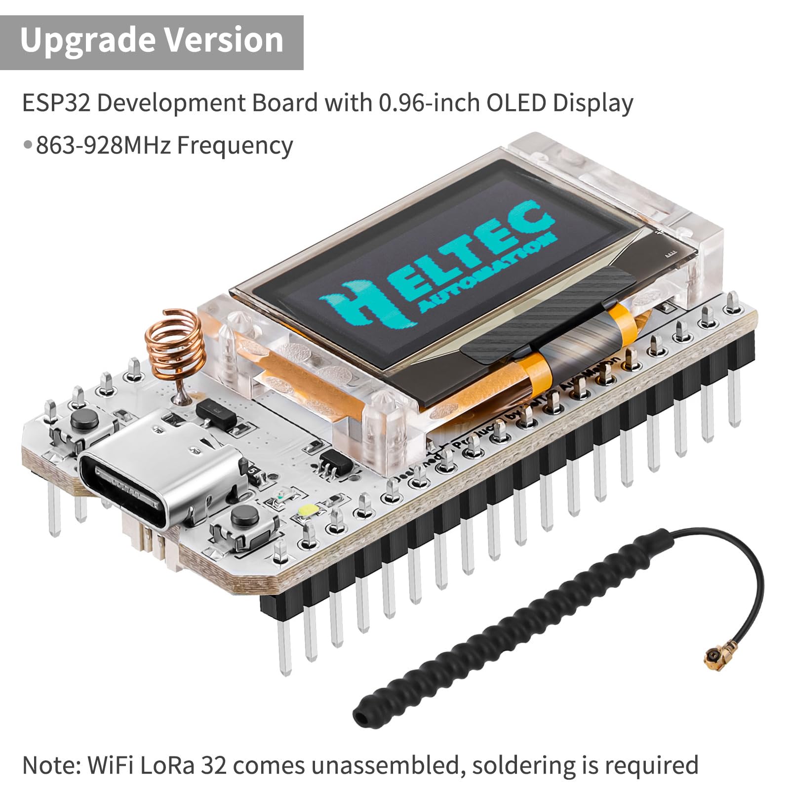 Mua MakerFocus ESP32 LoRa V3 Development Board with 915 MHz Antenna Integrated WiFi Bluetooth ...