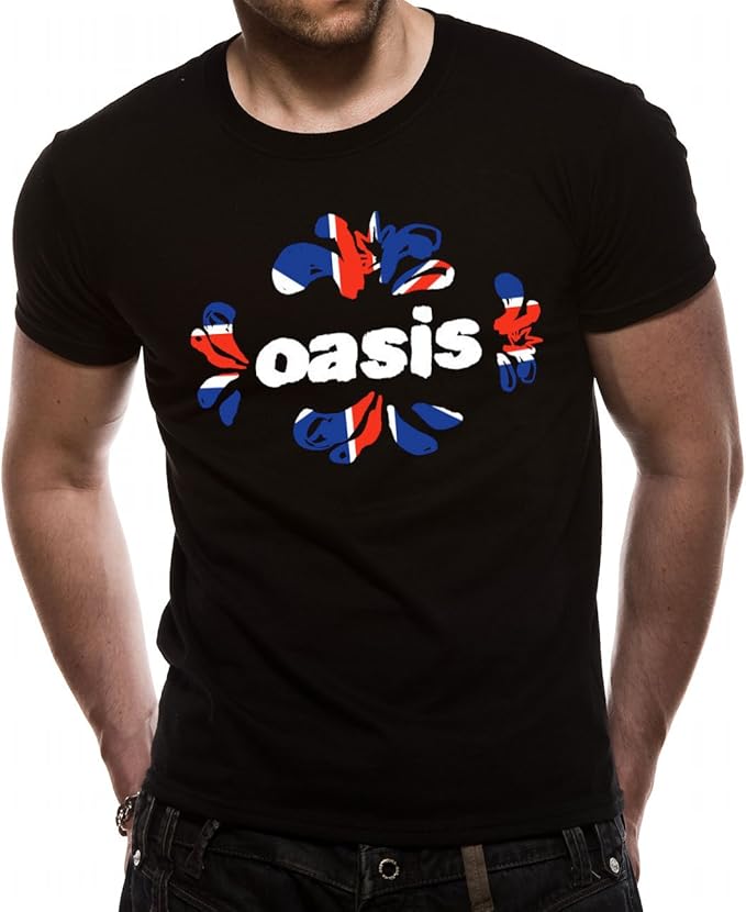 Men's Oasis - Union T-Shirt Black 4750TSBPL Large: Amazon.co.uk: Clothing