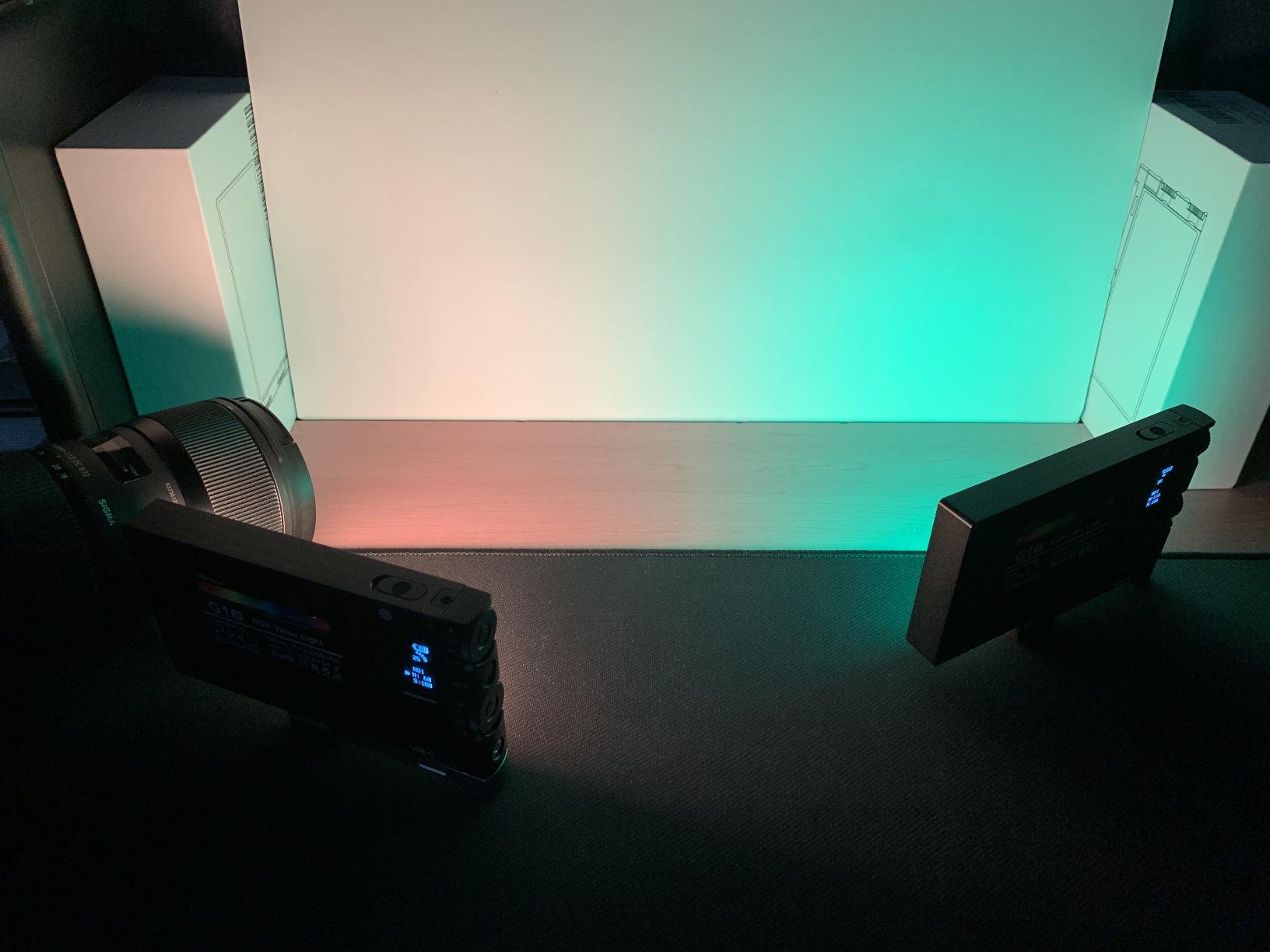 Full-color RGB fill light pocket light portable LED photography light ...