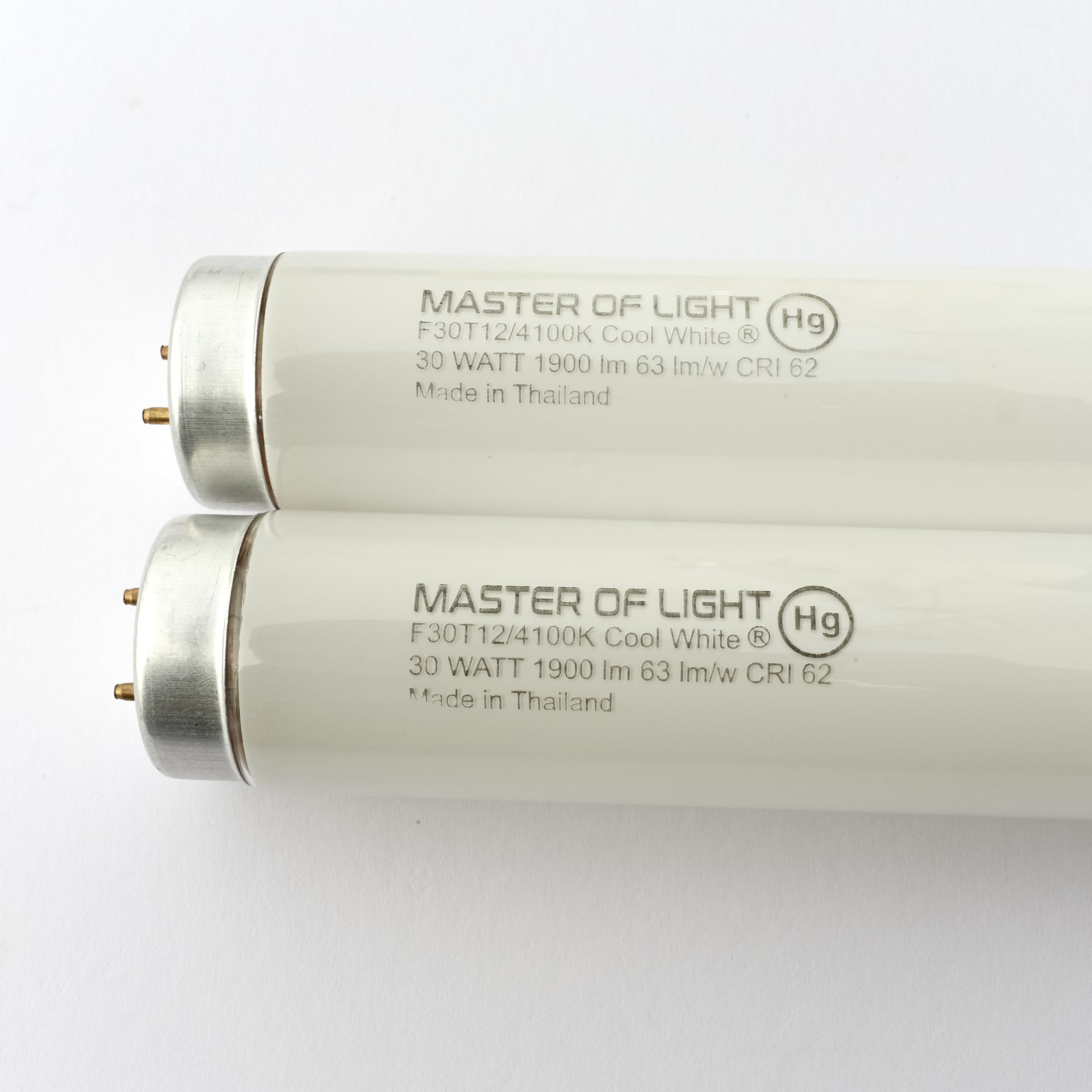 F30T12/CW (2 Pack) 30 Watt T12 Fluorescent Tube Light Bulb 30W F30T12 ...