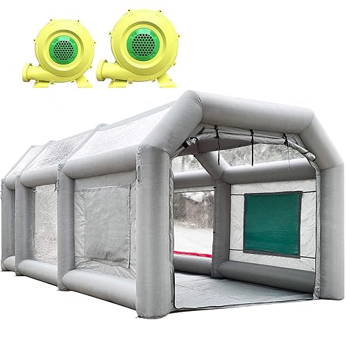 Sewinfla Portable Inflatable Paint Booth 20x10x9Ft Spray Paint Booth ...