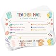 Amazon.com: VGoghex 50PCS Teacher Mail Notes to Parents, Teacher ...