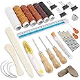 Amazon.com: WONVOC Book Binding Kit Starter Tools, Bookbinding Supplies, Bone Folder Paper ...