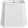 TOOTOO STAR Square Cut Corner White LampShade, 10" Top x 13" Bottom x ...