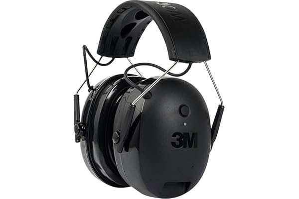 3M PELTOR, Over-the-Head Earmuff, Active Noise-Suppressing, Electronic ...