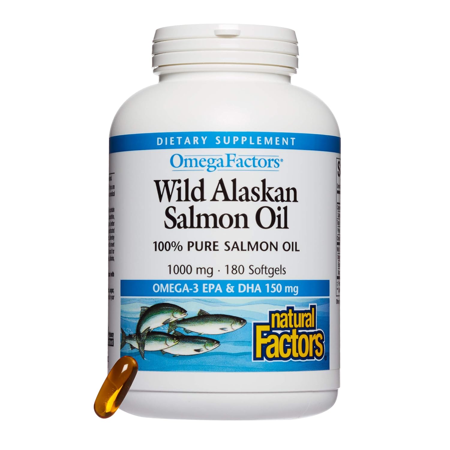 Natural Factors Wild Alaskan Salmon Fish Oil 1000 Mg Omega 3 EPA And natural-factors-wild-alaskan-salmon-fish-oil-1000-mg-omega-3-epa-and
