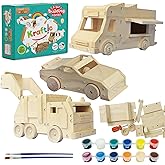 Amazon.com: Kraftic Woodworking Building Kit for Kids and Adults, with ...