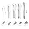 uxcell M3 M4 M5 M6 M8 Hand Threading Tap Set High Speed Steel Straight ...