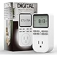Plug in Digital Oulet Timer Switch 7 Day / 24 Hour Weekly Daily ...