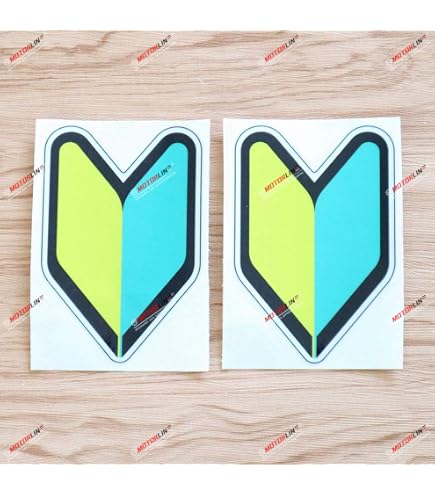 Honda Car And Truck Decals And Stickers Jdm Wakaba Leaf Two Tone ...