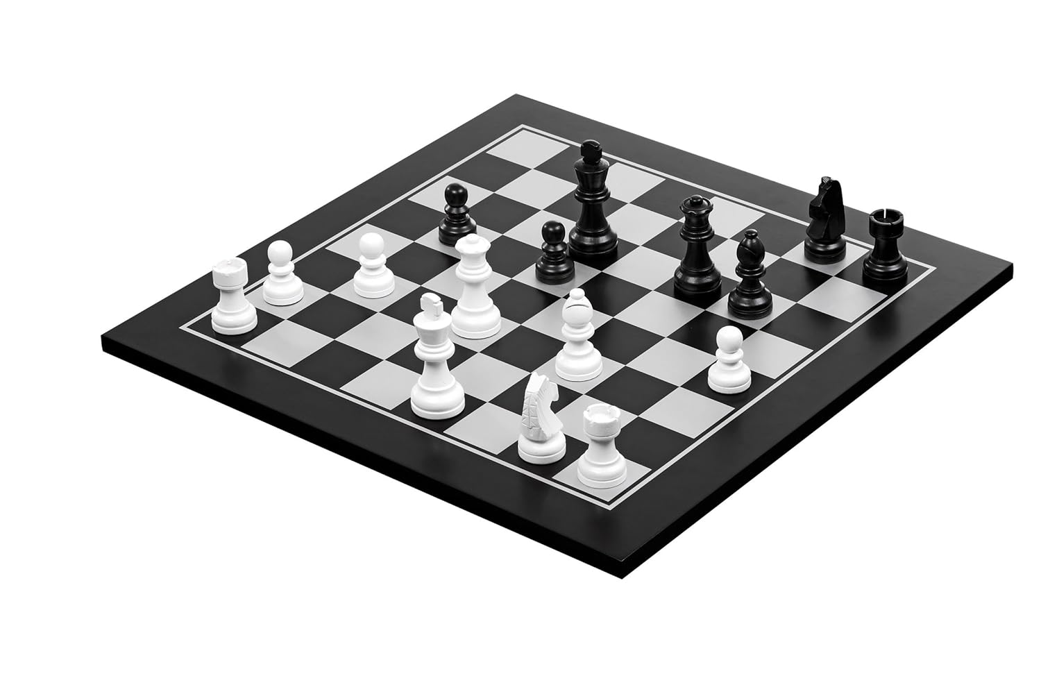 Philos 2802 Chess-Dame-Set, Black Stained, Multicolour: Amazon.co.uk ...