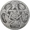 Amazon.com: Dryad Design Moon Pentacle Wall Plaque - Wiccan Pagan Home ...