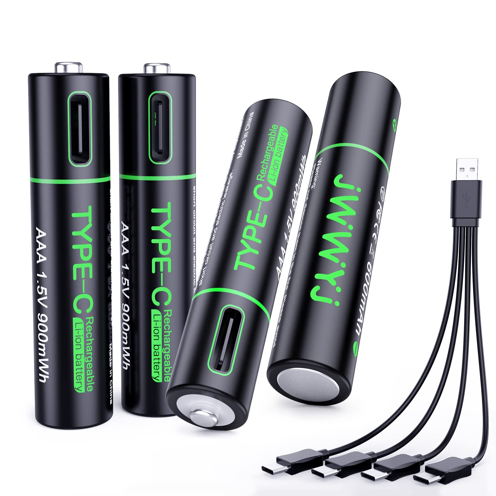 Mua Lithium Rechargeable Batteries - 4Pack Smart Rechargeable AAA ...