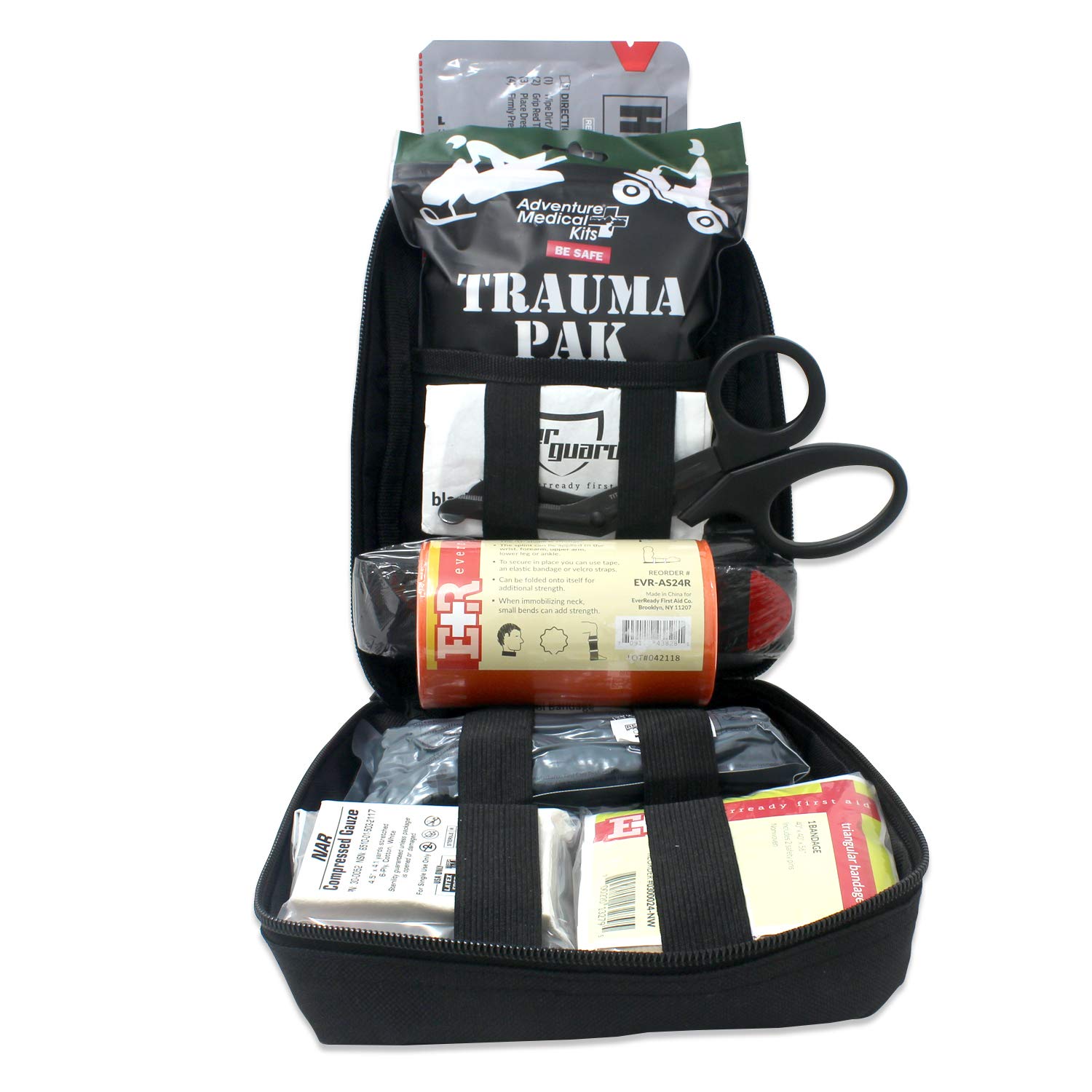 MediTac Premium IFAK Kit - Feat. Trauma Pak, CAT Tourniquet, HyFin Vent ...