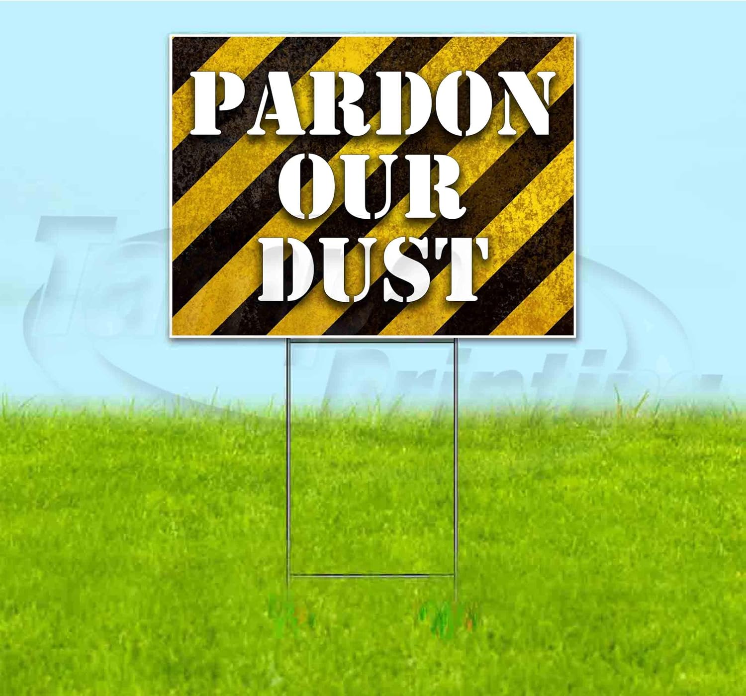 Amazon.com: Pardon Our Dust (18" X 24") Yard Sign, Quantity Discounts ...