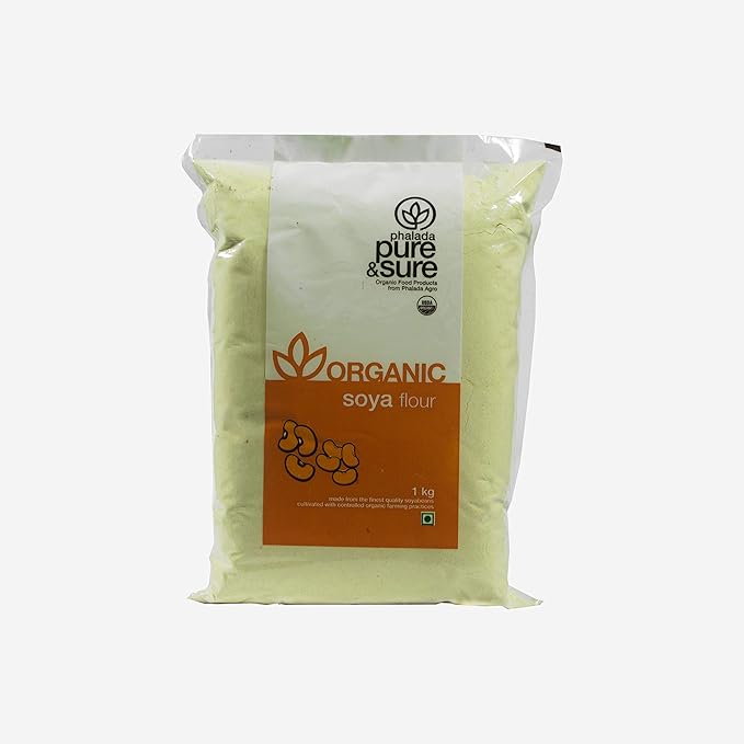 Pure and Sure Organic SOYA Flour, 1kg: Amazon.in: Grocery & Gourmet Foods