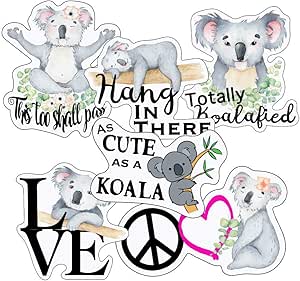 Amazon.com: Koala Stickers - Perfect Koala Gifts for Koala Bear Lovers ...