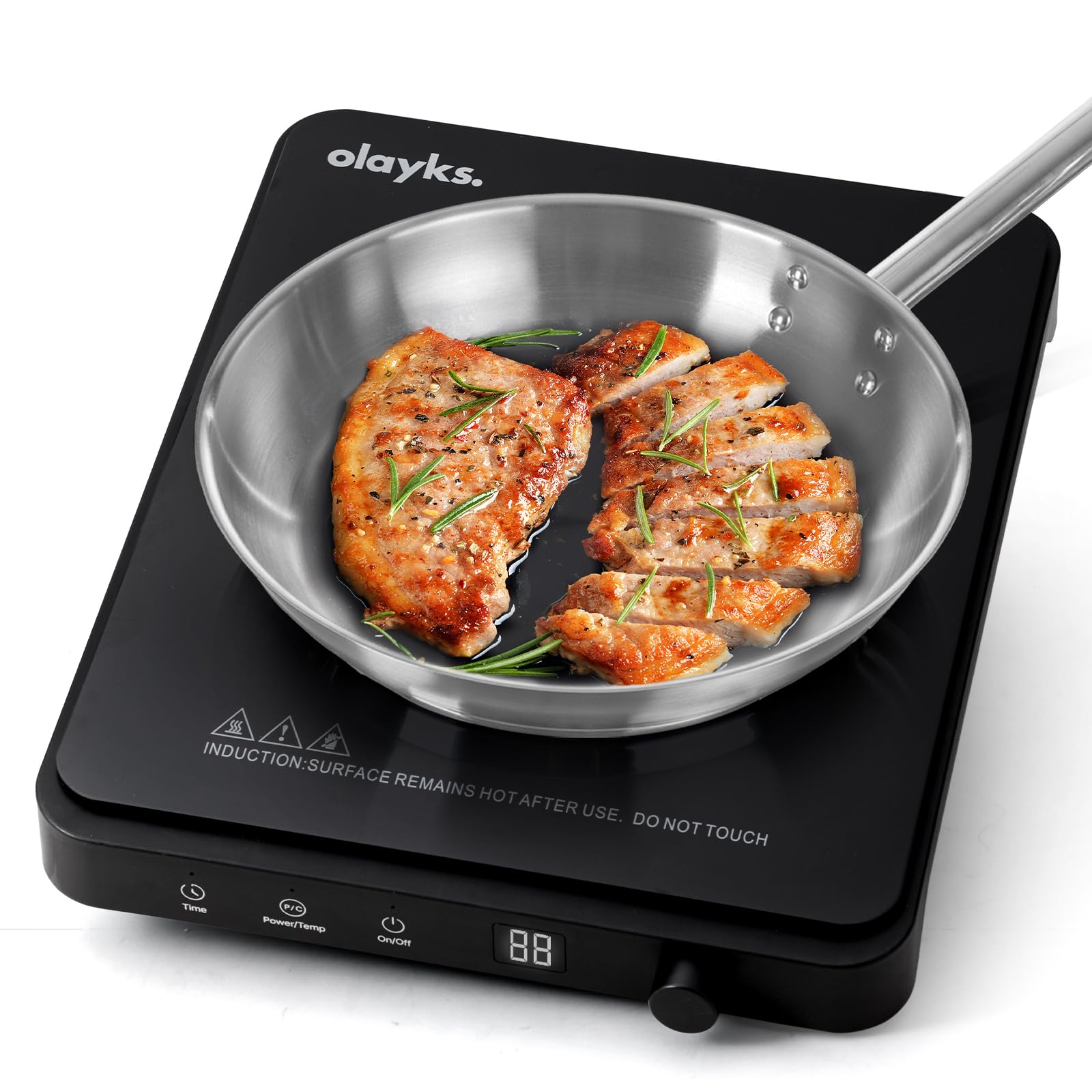Mua Portable Induction Cooktop, Countertop Burner Hot Plate 1500W With ...