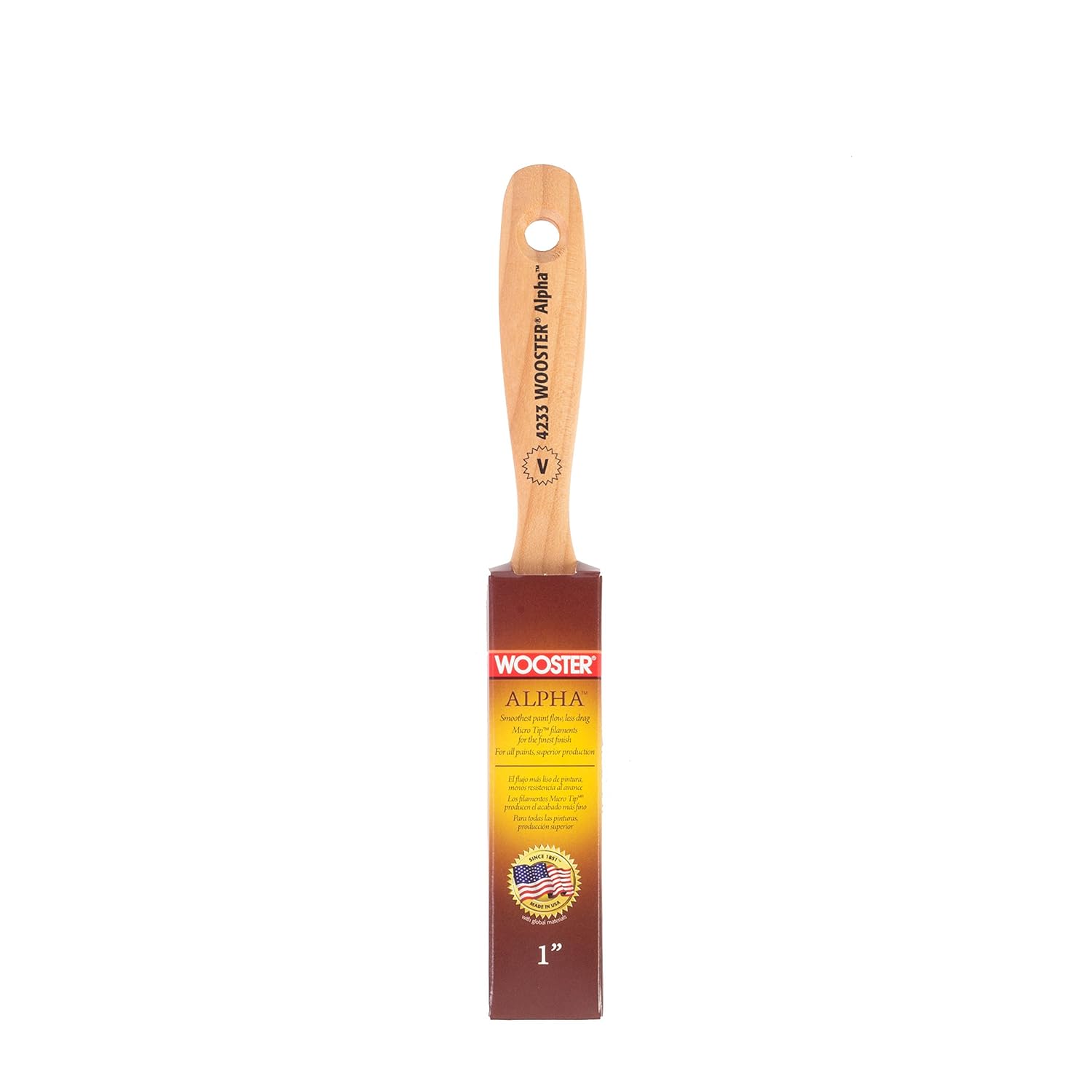 Wooster Brush 4233-1 Alpha Varnish Paintbrush, 1 Inch: Amazon.co.uk ...