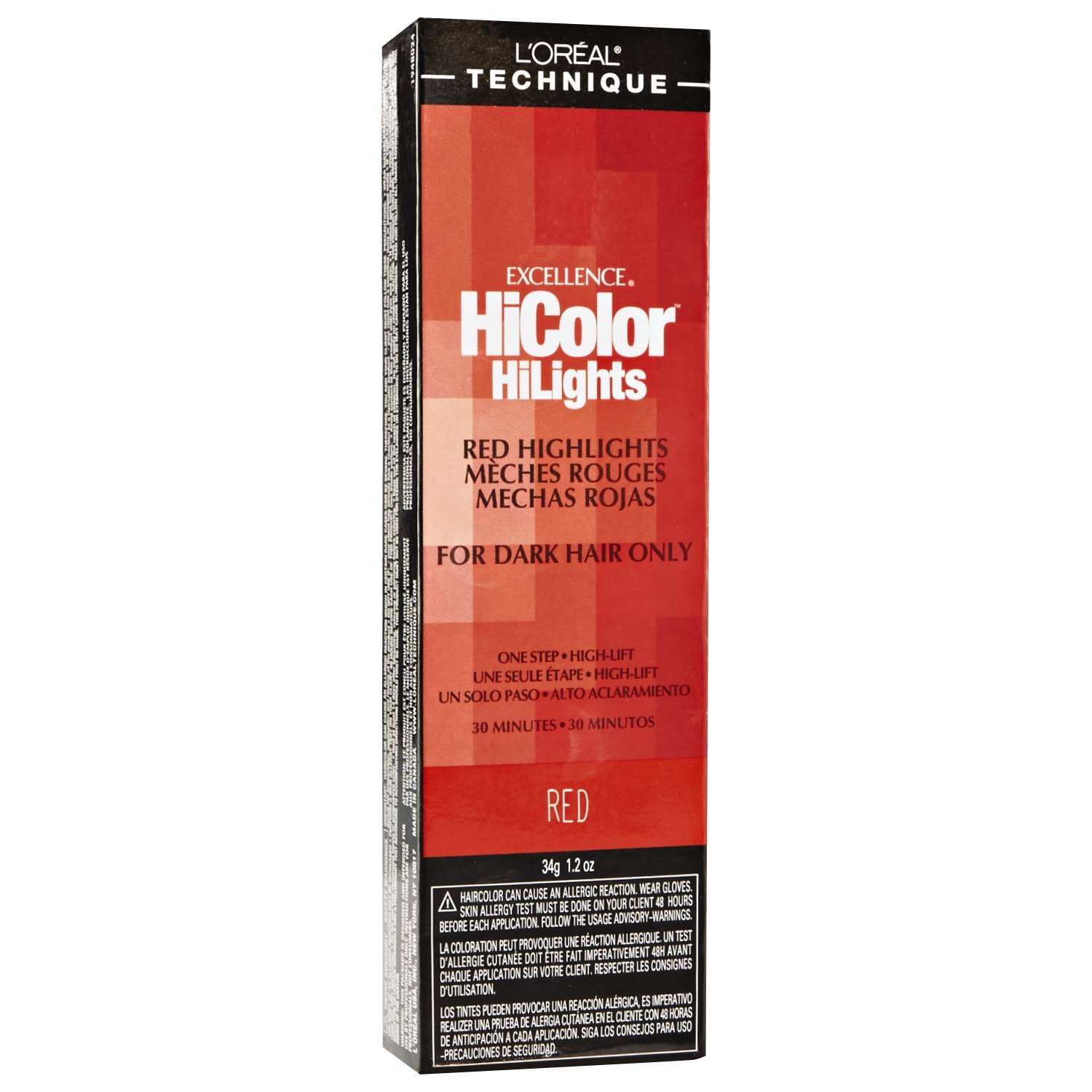 Amazon.com : L'Oreal Excellence HiColor Red Hot 1.74 oz. Tube : Loreal ...