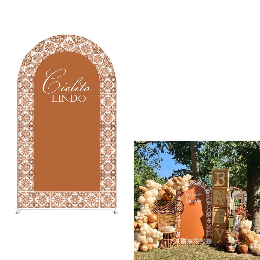 ittsmnt Mexican Fiesta Theme Arch Backdrop Cover Baptism Baby Shower ...