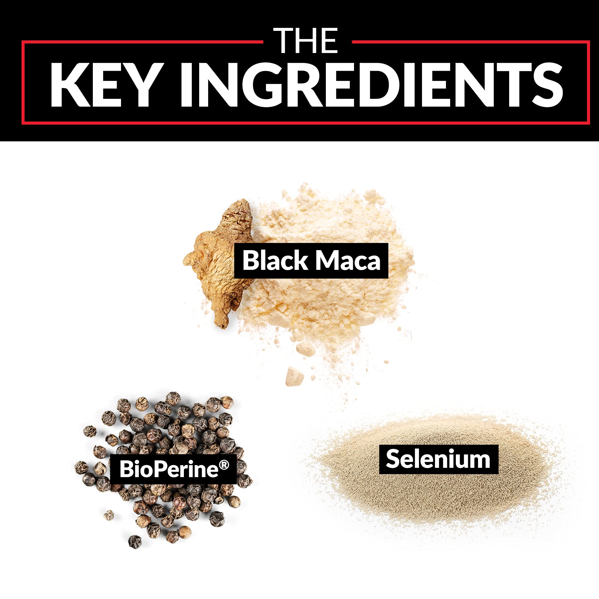 Mua FORCE FACTOR Black Maca Root, 3-Pack, Vitality Supplement for Men ...