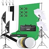 Amazon.com : NEEWER [Basic Version] Photography Backdrop Lighting Kit ...