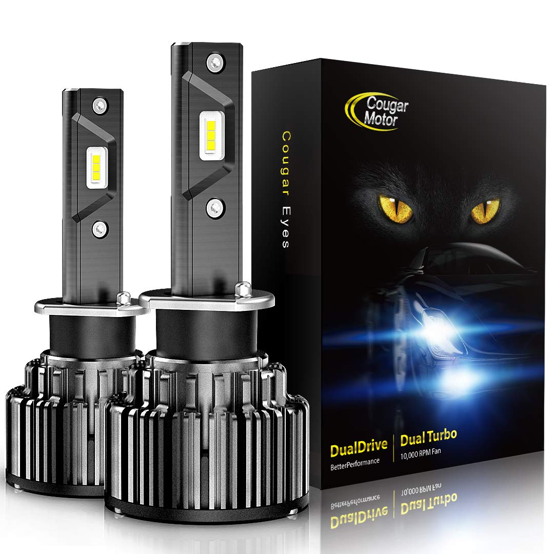 Buy Cougar Motor 880 881 (893, 899) LED Headlight Bulbs Conversion Kit ...