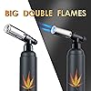 Big Butane Torch with Torch Cover, Zoocura Refillable Industrial Butane Torch Adjustable Double ...